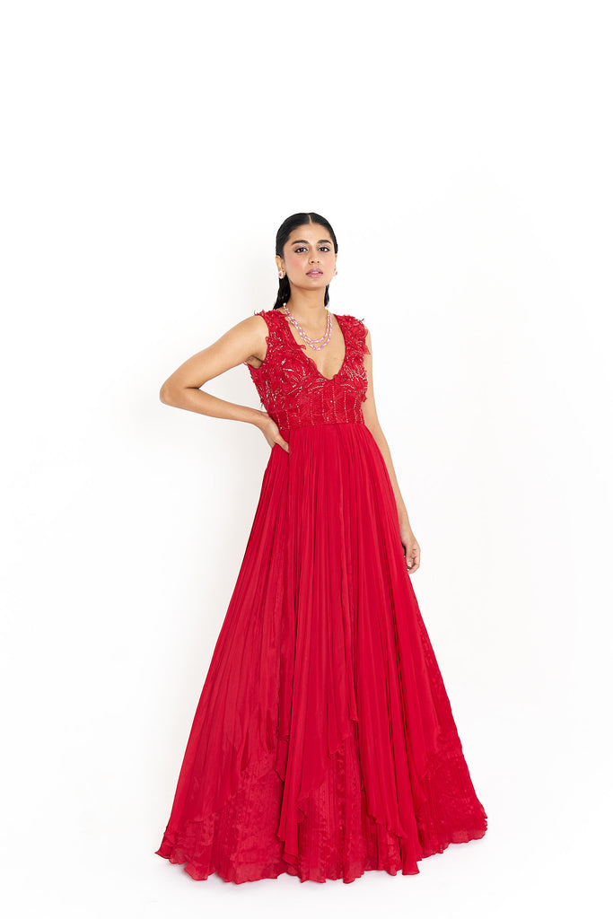 MARGARET GOWN - SCARLET – Issa Studio
